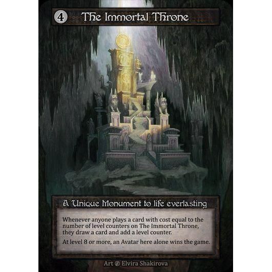 [Artifact] The Immortal Throne [beta-Unique] [Sorcery] – カードン
