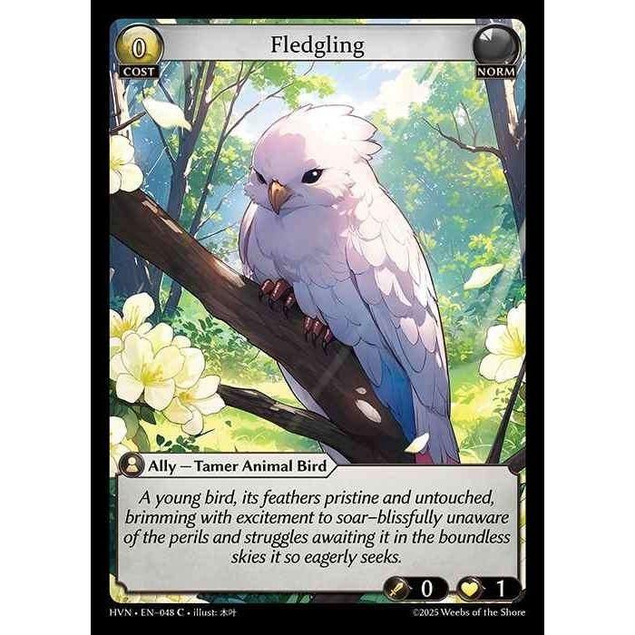 【FOIL】[Norm] Fledgling [HVN-048-C] [Grand Archive TCG] – カードン