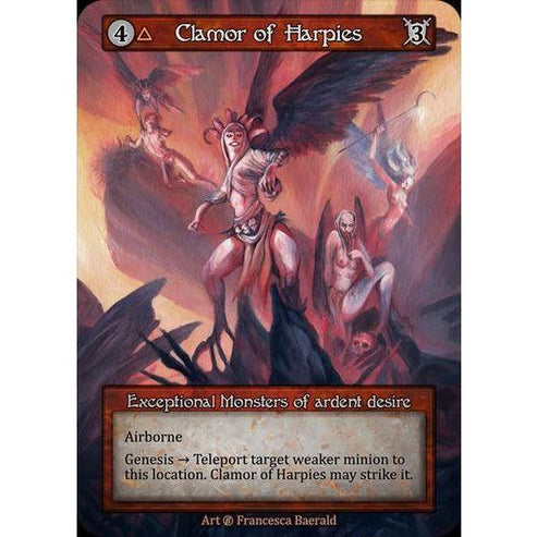 [Fire] Clamor of Harpies [beta-Exceptional] [Sorcery] – カードン