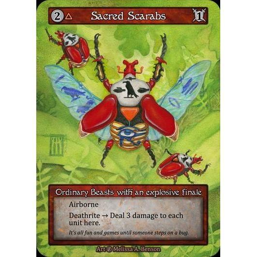 [Fire] Sacred Scarabs [beta-Ordinary] [Sorcery] – カードン