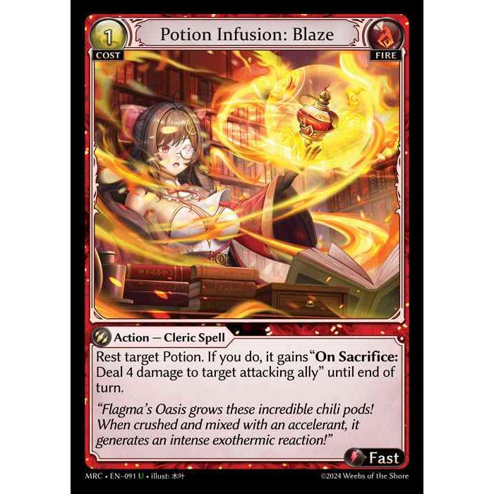 [Alter] [Fire] Potion Infusion: Blaze [MRC091-U] Mercurial Heart Alter ...