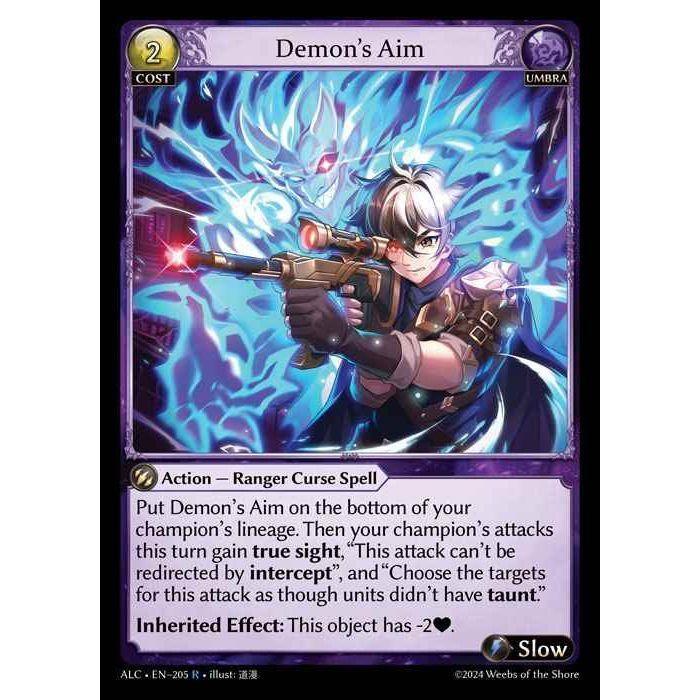 [Alter版] [Umbra] Demon's Aim [ALC205-R] [Grand Archive TCG] – カードン
